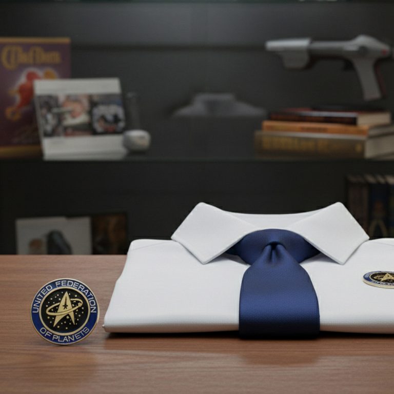 United Federation of Planets Starfleet Command Button Pin – BohoPride