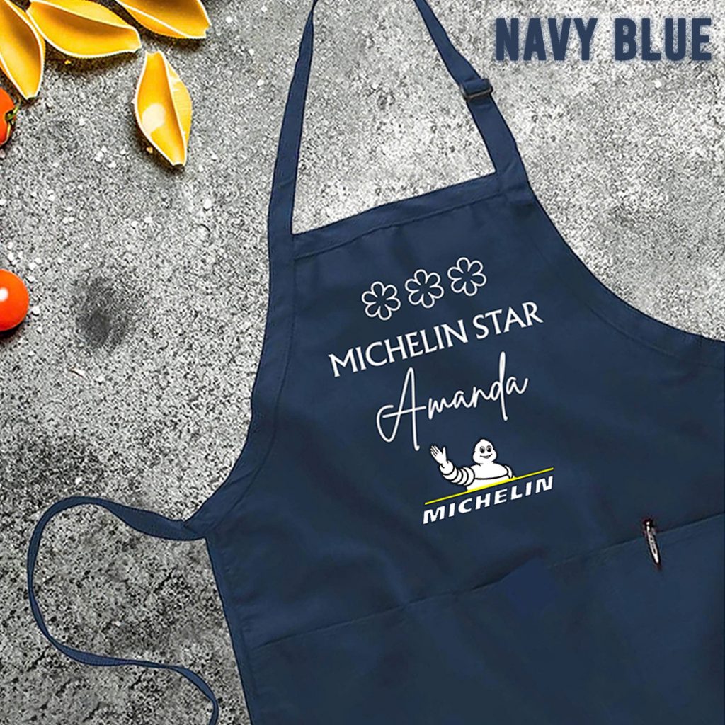 Custom Michelin Star Chef Apron – Personalized Printed Kitchen Apron ...