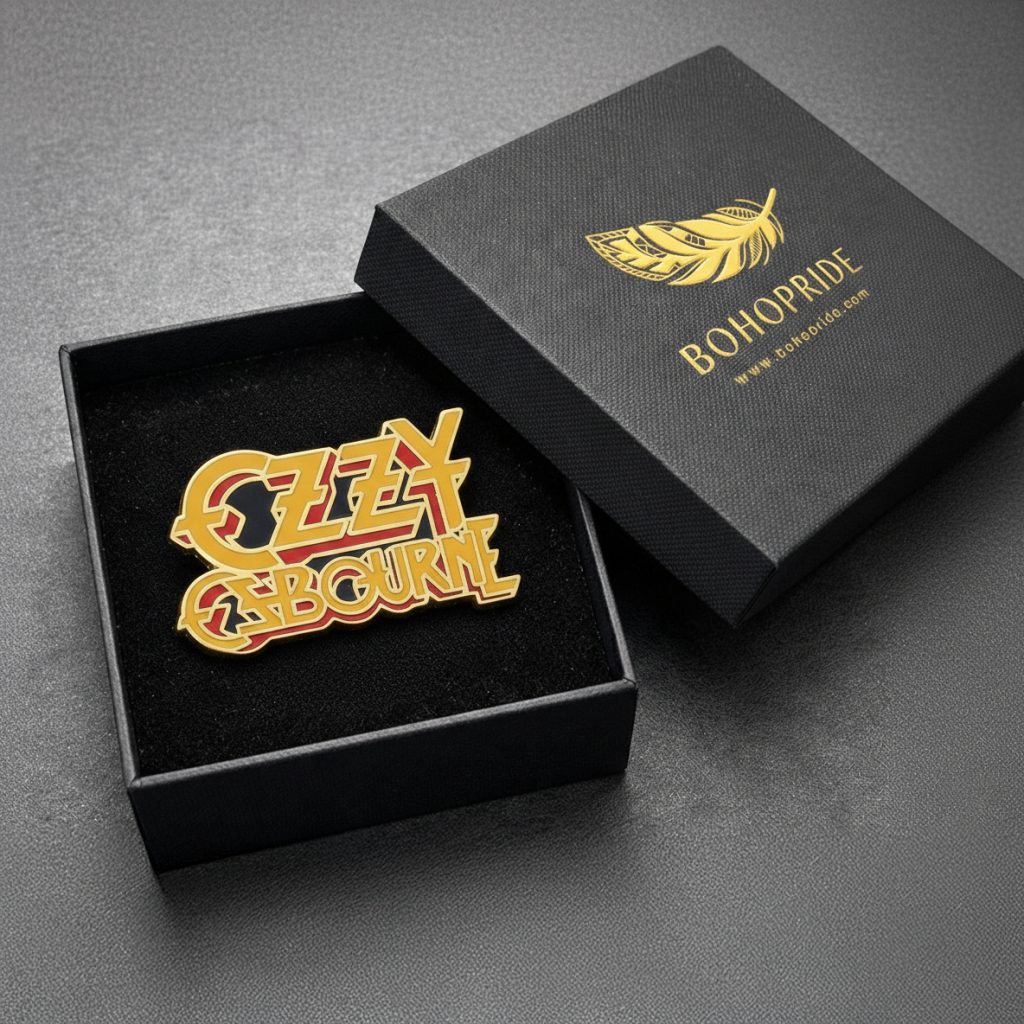 Ozzy Osbourne Heavy Metal Button Pin – BohoPride