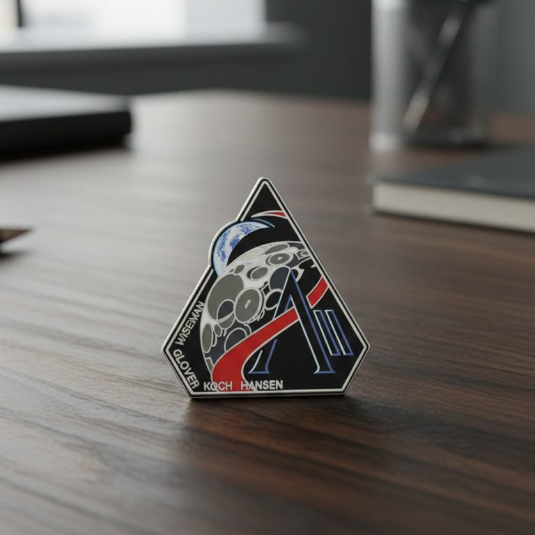 NASA Artemis II Mission Insignia Button Pin – BohoPride