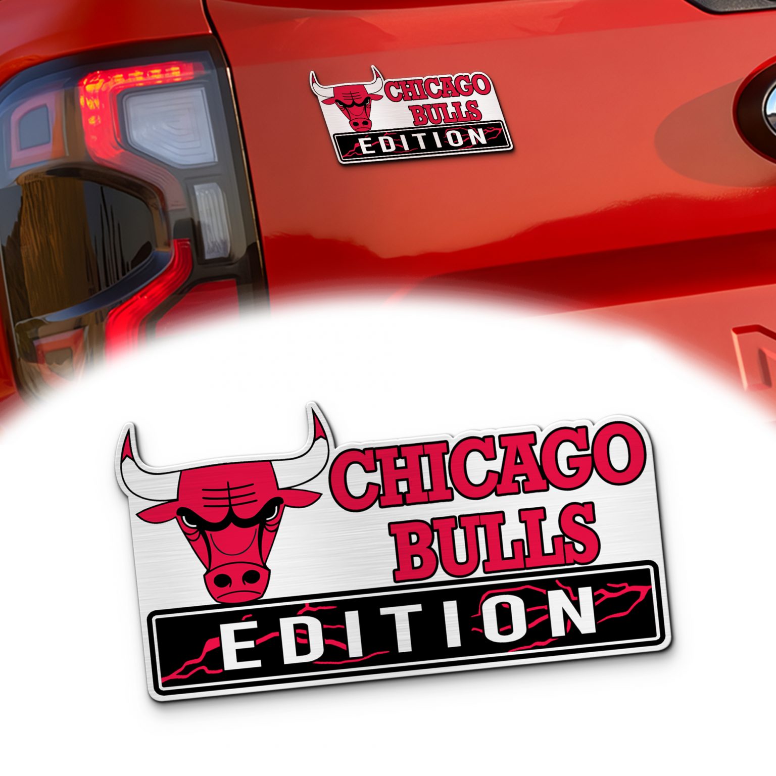 Chicago Bulls Edition Car Emblem – BohoPride