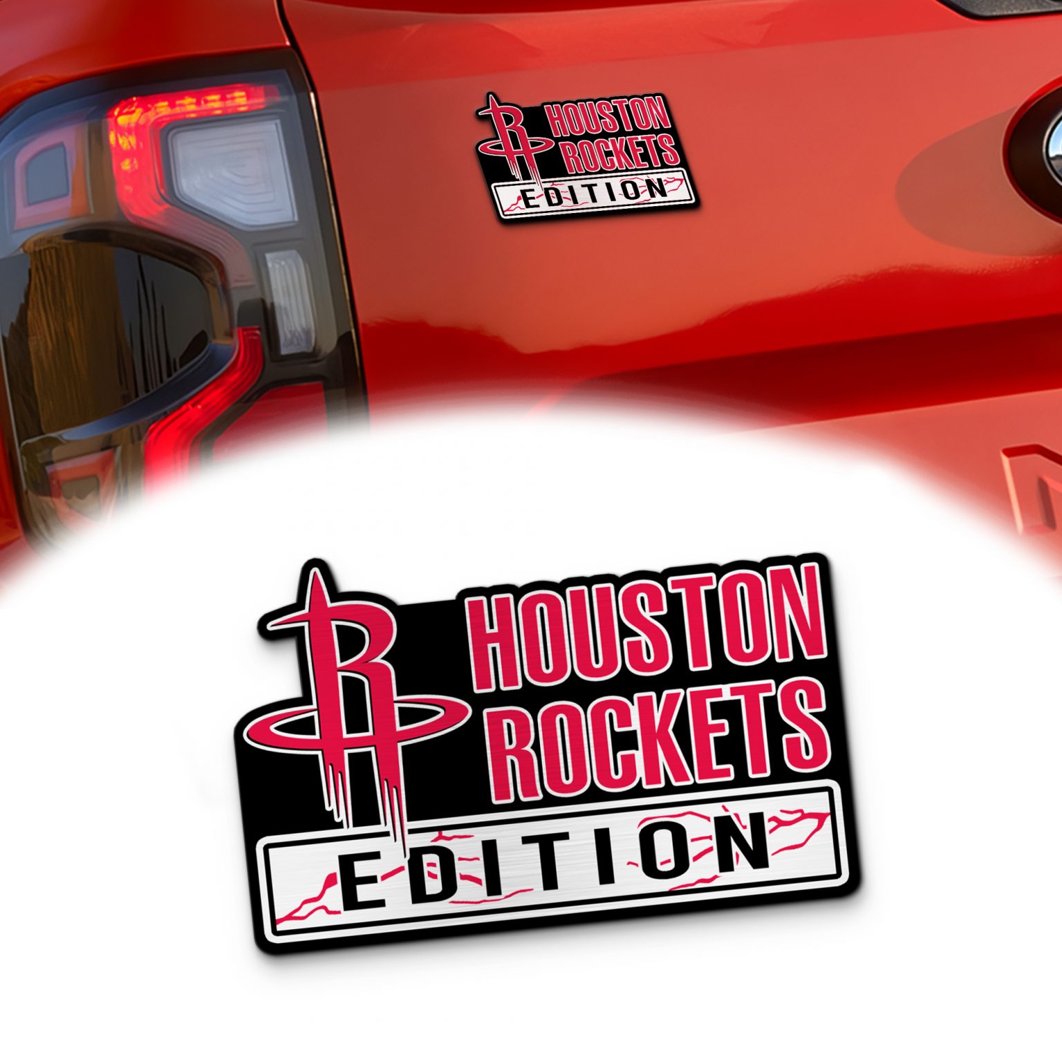 Houston Rockets Edition Car Emblem – BohoPride