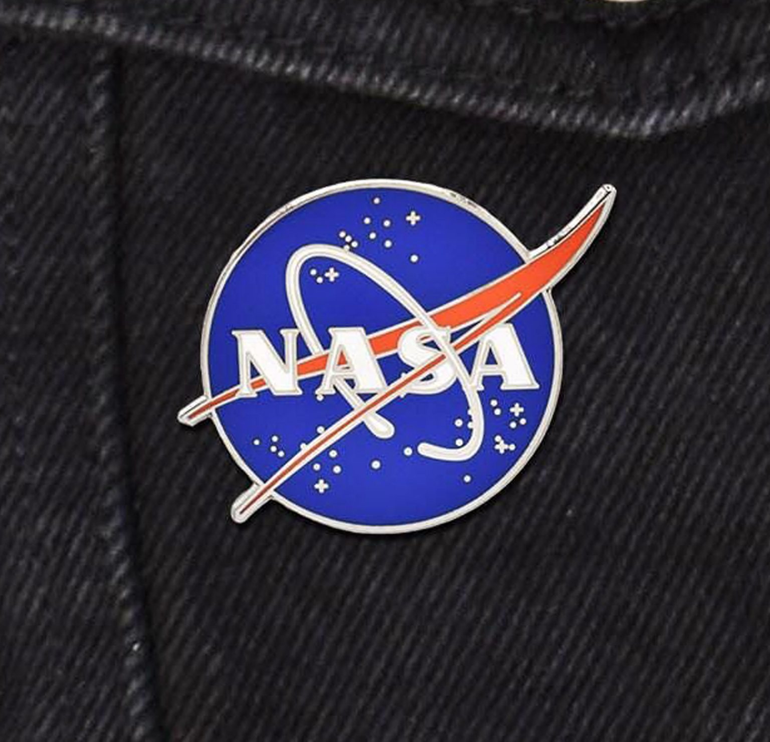 NASA Insignia Logo Button Pin – BohoPride