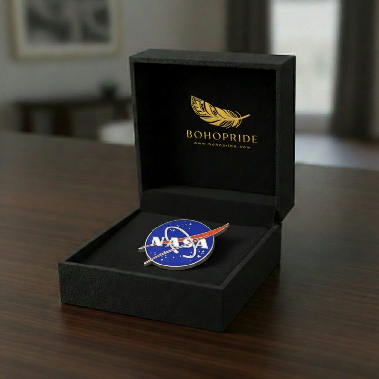 NASA Insignia Logo Button Pin – BohoPride