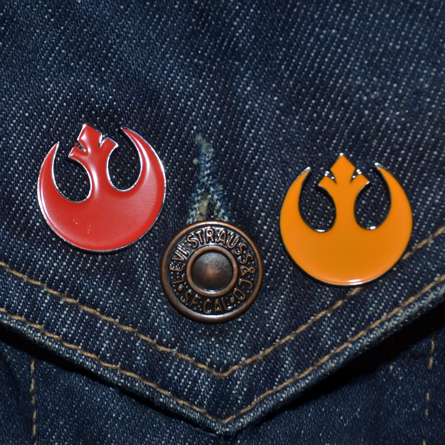 Rebel Alliance Starbird Button Pin – BohoPride