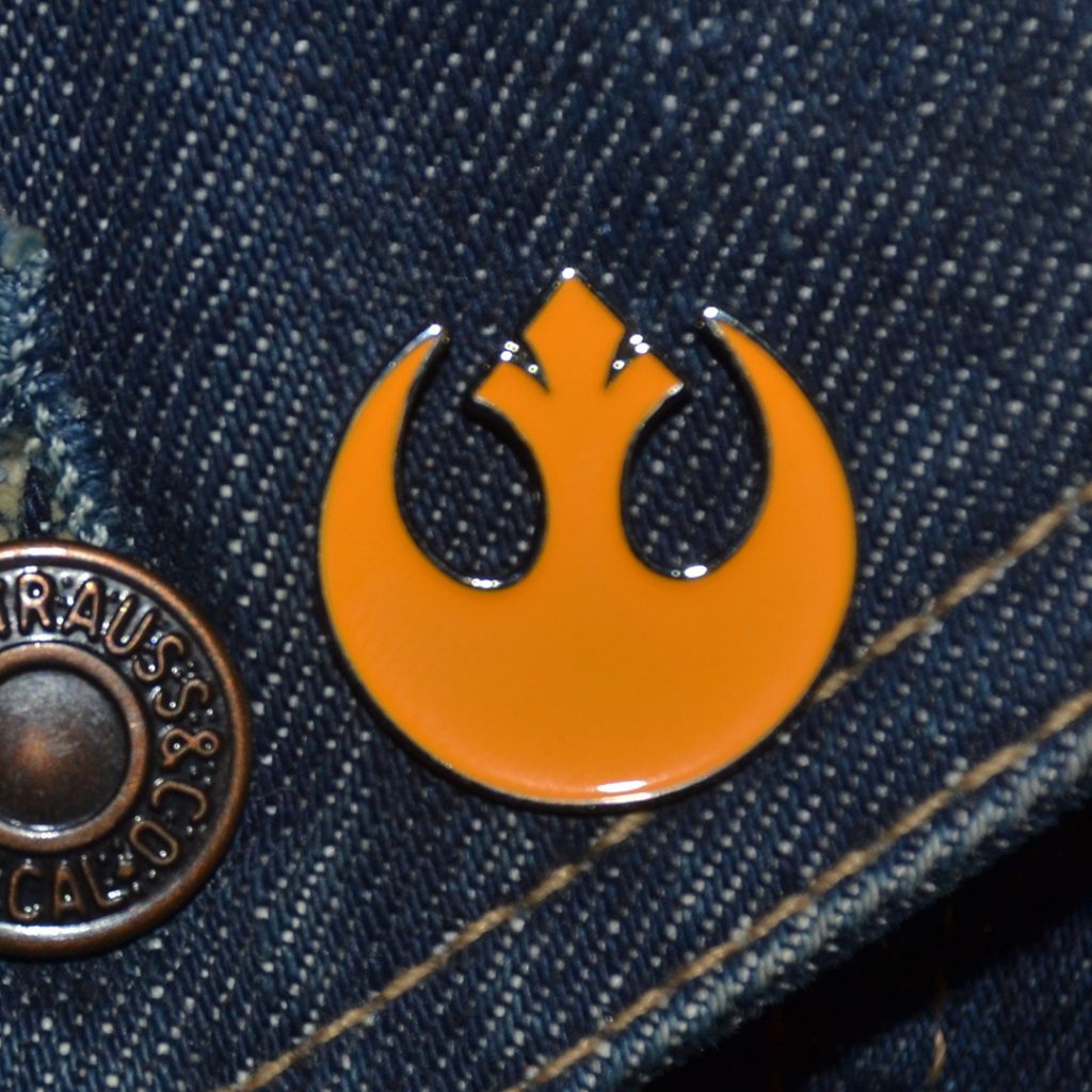 Rebel Alliance Starbird Button Pin – BohoPride