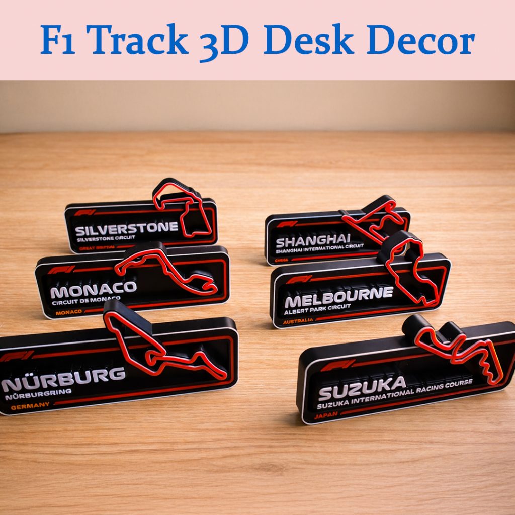 F1 Track 3D Desk Decor – BohoPride