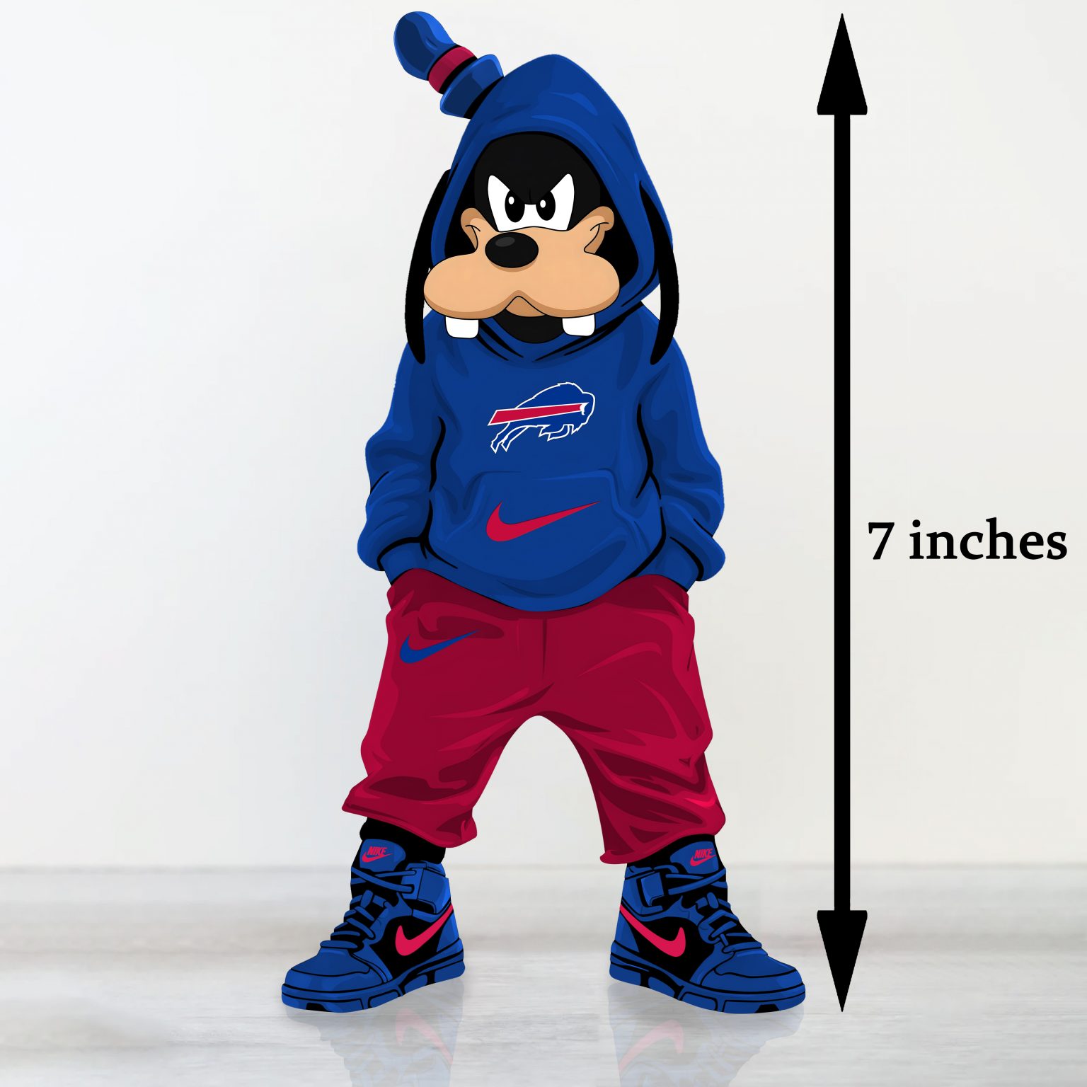 Buffalo Bills Urban-Style Goofy 3D Printed Figure – BohoPride